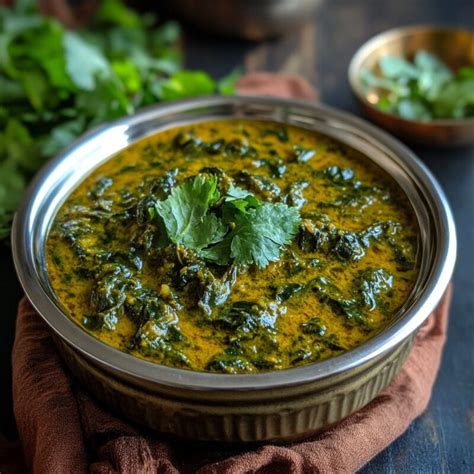 Fresh Methi Leaves Curry Recipe Fenugreek Leaves Curry Veggie Food