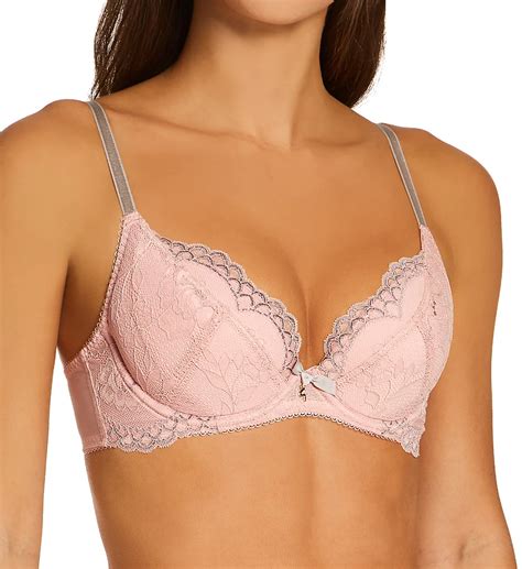 Superboost Lace Padded Plunge Bra Ballet Pinksilver 32a