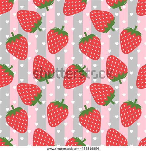Seamless Strawberry Pattern Vector Stock Vector Royalty Free 455816854 Shutterstock Seamless Strawberry Pattern Vector Stock Vector Royalty Free 455816854 Shutterstock