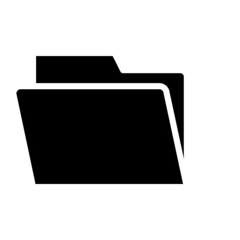 Premium Vector File Folder Icon Vector On Trendy Design