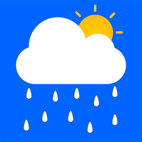 Weather Forecast Symbols Rain
