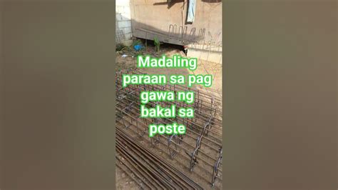 Pa Ano Mag Buo Ng Bakal Sa Poste ♥️ Youtube