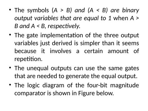 Magnitude Comparator Diploma In Electronicspptx Pptx
