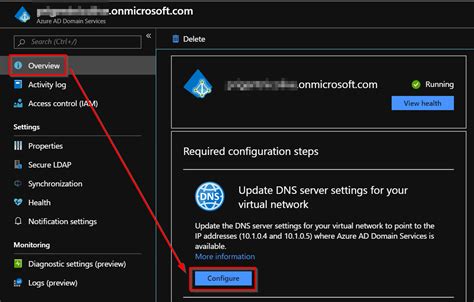 Deploy Azure Ad Domain Services