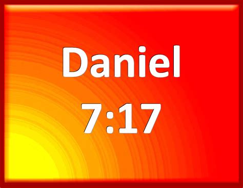 Daniel 717 These Great Beasts Which Are Four Are Four Kings Which