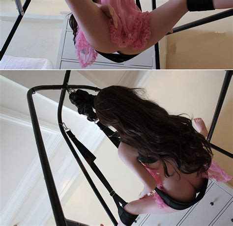 Hot Sex Swing Stand With Wrist Restraints Clamp Belt For Couples Foreplay