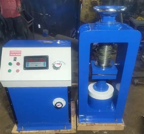 Digital Cube Compression Testing Machine KN Model Name Number Raul Equipment At
