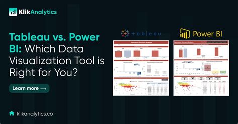 Datavisualization Datavisualizationtools Datatools Tableau Powerbi Klik Data And
