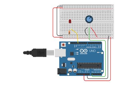circuit design arduino circuit example potentiometer tinkercad