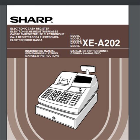 Sharp Xe A202 User Manual