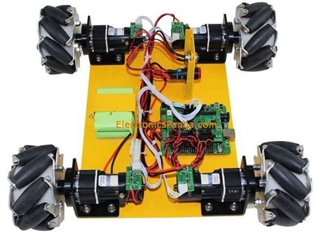 4 Wheels Drives 100mm Mecanum Wheel Learning Arduino Kit Star