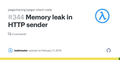 Memory Leak In Sender · Issue 344 · Jaegertracingjaeger Client Node · Github