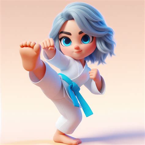 Girl Karate From Pixar Style 11 By Eduardocordova123 On Deviantart