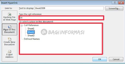 Cara Membuat Hyperlink Antar File Dan Sheet Di Microsoft Excel Bagiinformasi