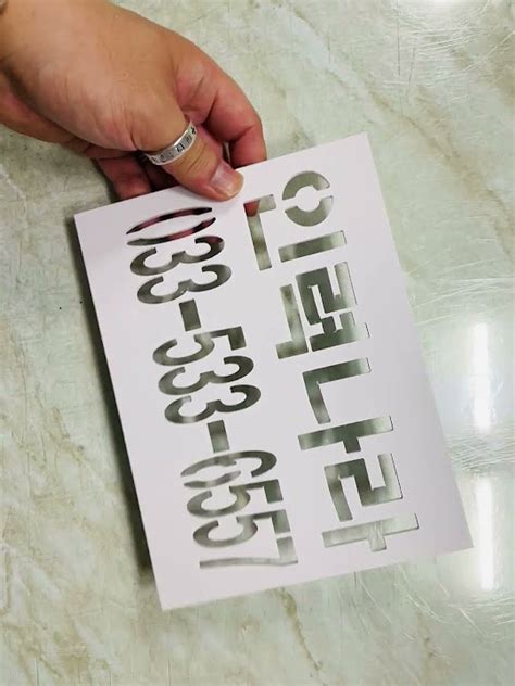 맞춤제작 글자 문구 마킹판 스테인 주차장 Cnc가공 스프레이 회사 회사명 글자판 페인트 Youtube