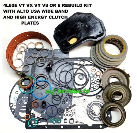 4L60E Rebuild Kit Suit 97 03 VT VY V6 V8 Gaskets Seal Kit Clutches Wide Band Bushes