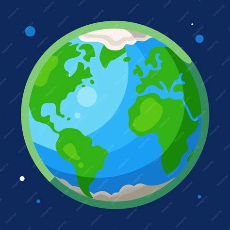 Planet Earth Clip Art And Vector Design With A White Background
