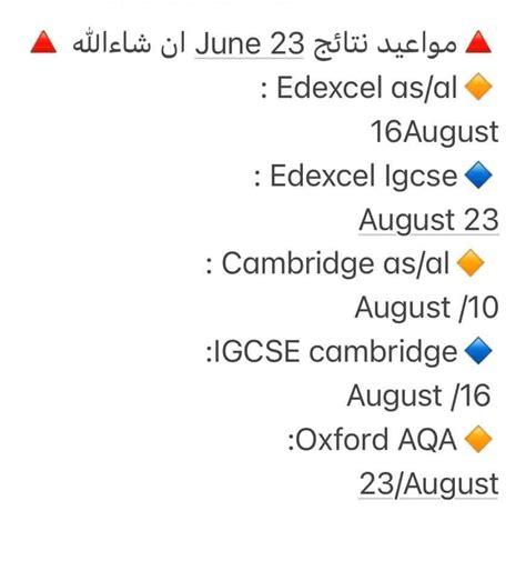 Results Dates Rigcse