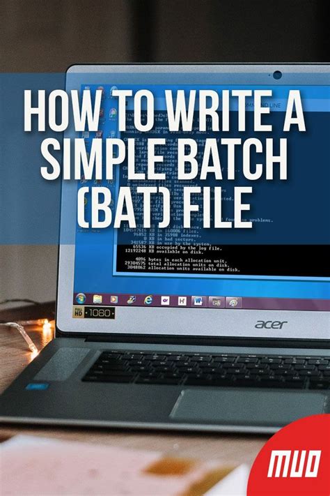 How To Create And Run A Batch File In Windows 10 And 11 Batch File Learn Computer Coding