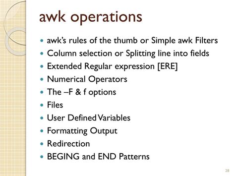 Ppt Introduction To Shell Script And Awk Programming Powerpoint