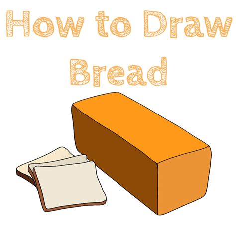 How To Draw Bread How To Draw Easy How To Draw Bread How To Draw Easy