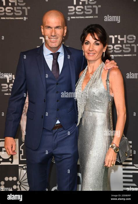 Zinedine Zidane And Wife Veronique Arrive To The Best Fifa Football