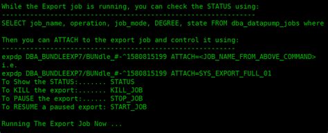 Database Administration Tips New Shell Script For Exporting Data On Oracle