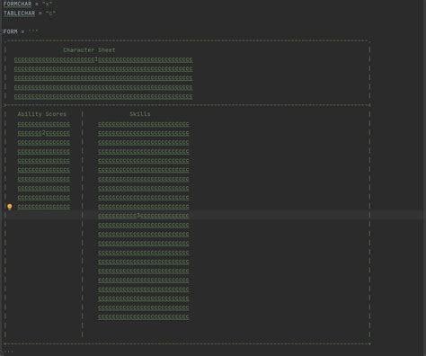 Bug Form Fails To Display Tables Correctly · Issue 2308 · Evennia