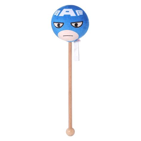 Miniso Marvel Massage Hammer Plush Toy Handheld Manual Back Massagers Captain America