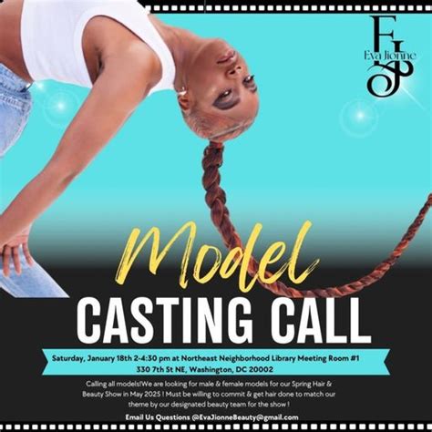 Casting Call Models Needed For Exciting Hair Show