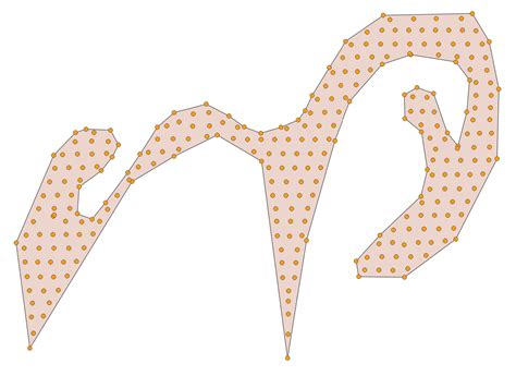 Python Building The Shortest Path Between Two Points Inside Polygon