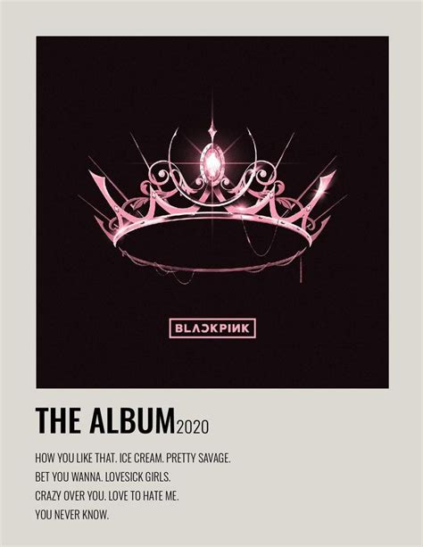 Pin Van Ri🕊 Op Posters💌 Blackpink Minimalistische Filmposters Liedjes