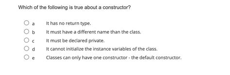 Solved Consider The Following Code Public Static Int