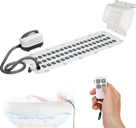Portable Spa Bubble Bath Massager Bath Bubble Mat Upgrade The Bottom
