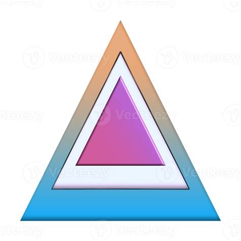 Gradient Triangle Decoration 17054116 Png