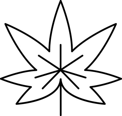 Weed Leaf Icon Free Printable Free