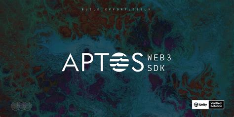 aptos on twitter 7 the unity verified sdk from aptoslabs is live