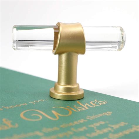 Buy 20 Pack Lontan Cabinet Door Knobs Brushed Brass Crystal Cabinet Drawer Knobs Round