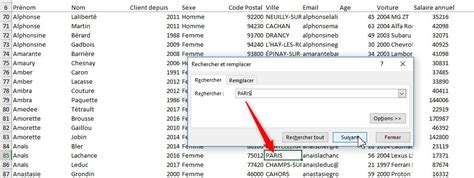 Comment faire des recherches avancées dans un classeur Excel Excel formation