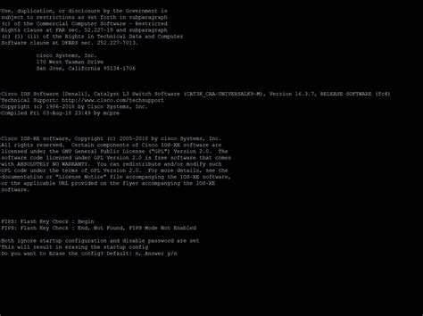 Catalyst 3850 Password Recovery Breaks Console Cisco Community