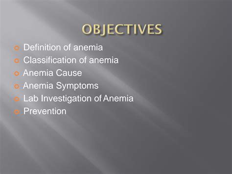 SOLUTION Anemia And Its Classification Studypool