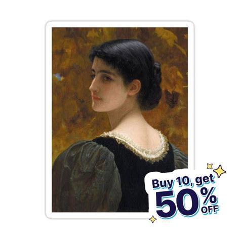 Backward Glance 1870 Charles Edward Perugini Sticker For Sale By