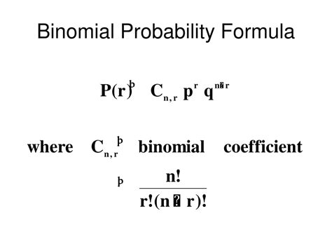 Ppt Binomial Probability Powerpoint Presentation Free Download Id