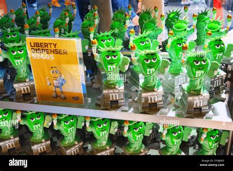 New York Usa August 14 2017 Inside Candy Store Mandms In New York