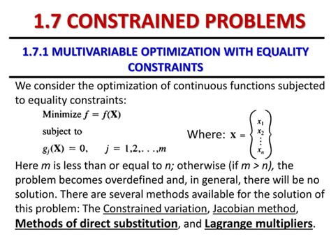 Single Variable Optimization And Multi Variable Optimizatiuonpptx
