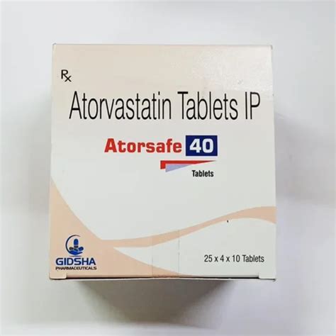 Atorsafe Atorvastatin 40mg Tablets At ₹ 500stripe Xtor In Nagpur