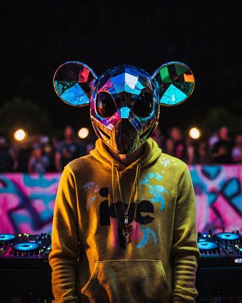 Experience The Vibrant Energy Of Deadmau5 The Legendary Dj And Music