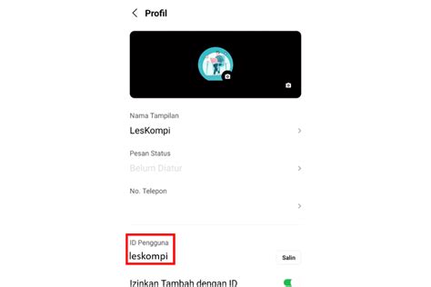 Cara Melihat Id Akun Line Sendiri Di Iphone Android Pc Leskompi
