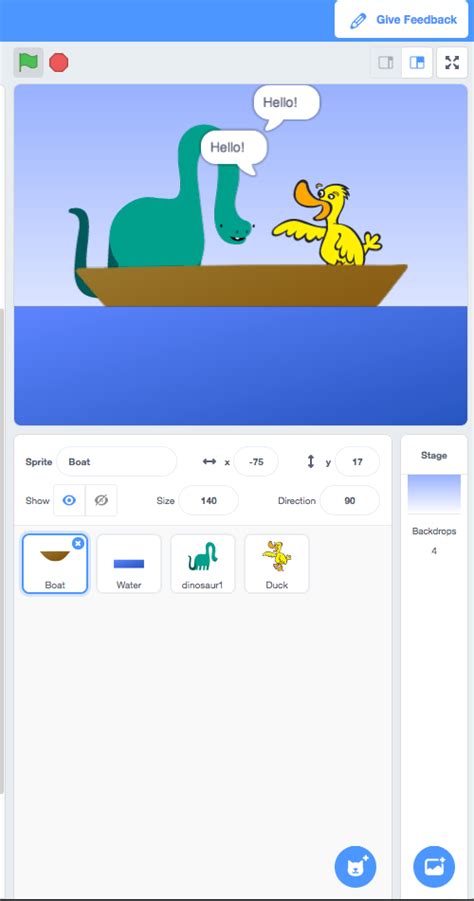 Say Blocks Appear Further A Part So The Conversation Between Sprites Looks Weird Issue