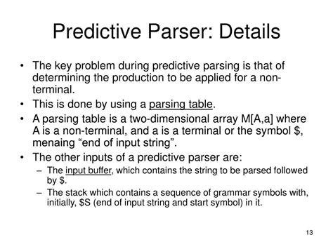 ppt syntactic analysis and parsing powerpoint presentation free